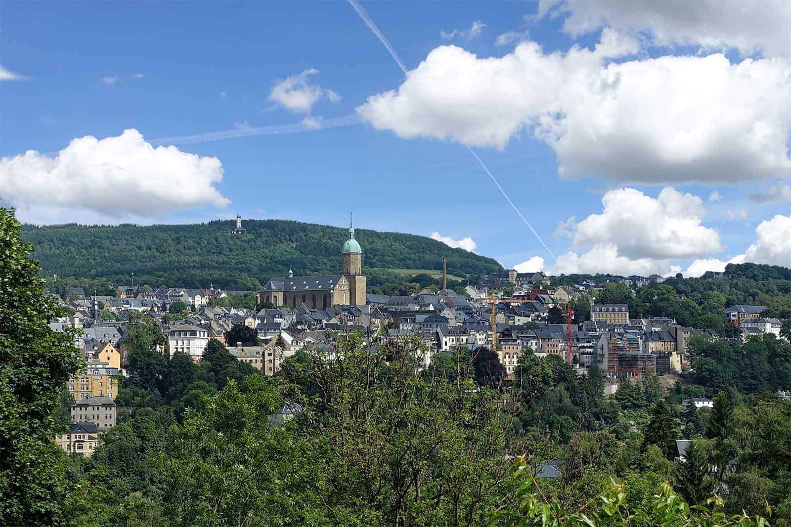 Annaberg-Buchholz im Erzgebirge Berg- und Adam Ries Stadt